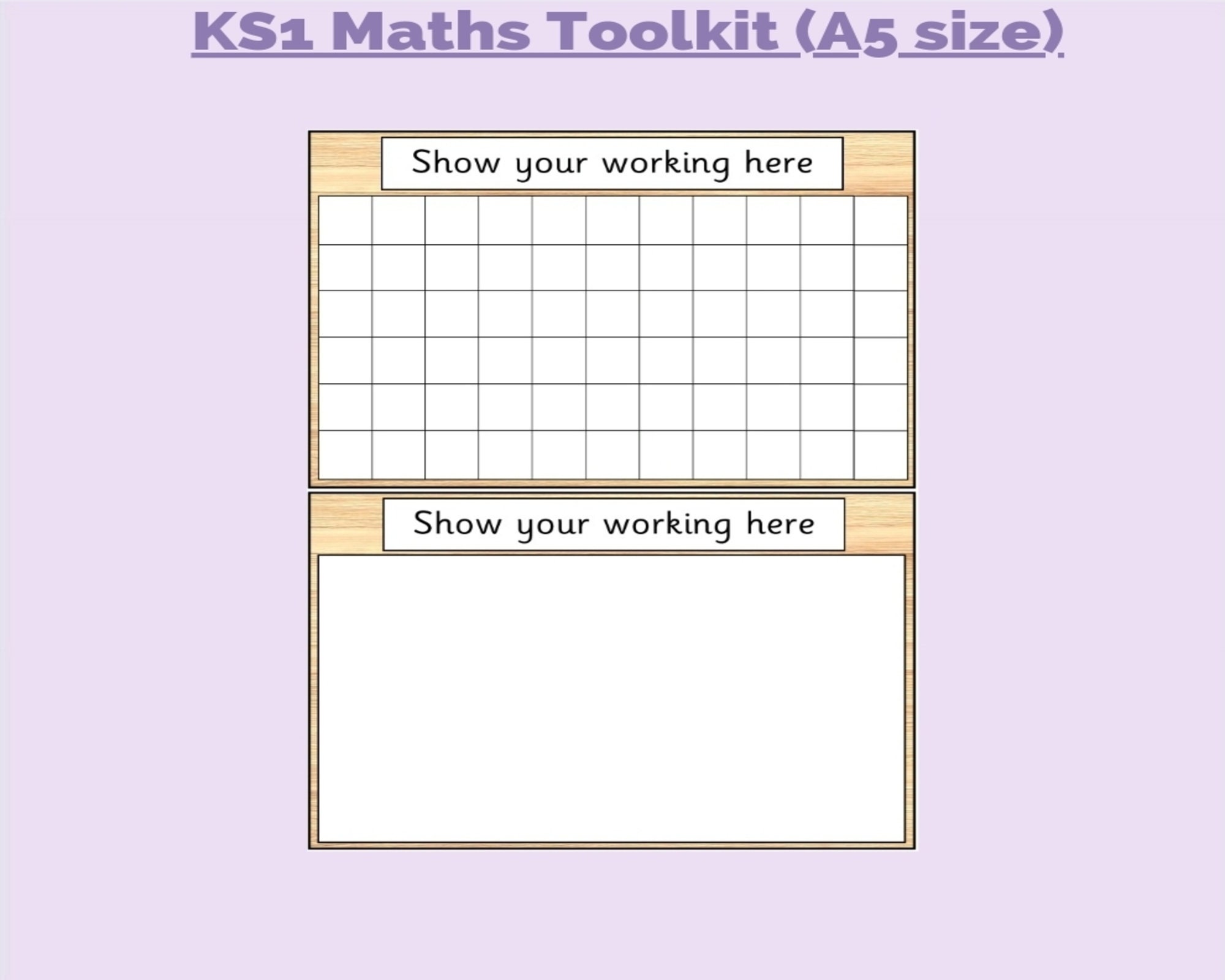 Teacher and Pupil KS1 and KS2 Maths Toolkits / Maths Resources - Etsy UK