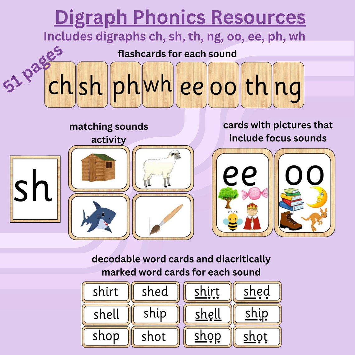 Editable Digraph Phonics Activities | Phonics Resources | Spelling ...
