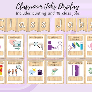 Classroom Jobs Display | Classroom Organisation | Classroom Roles ...
