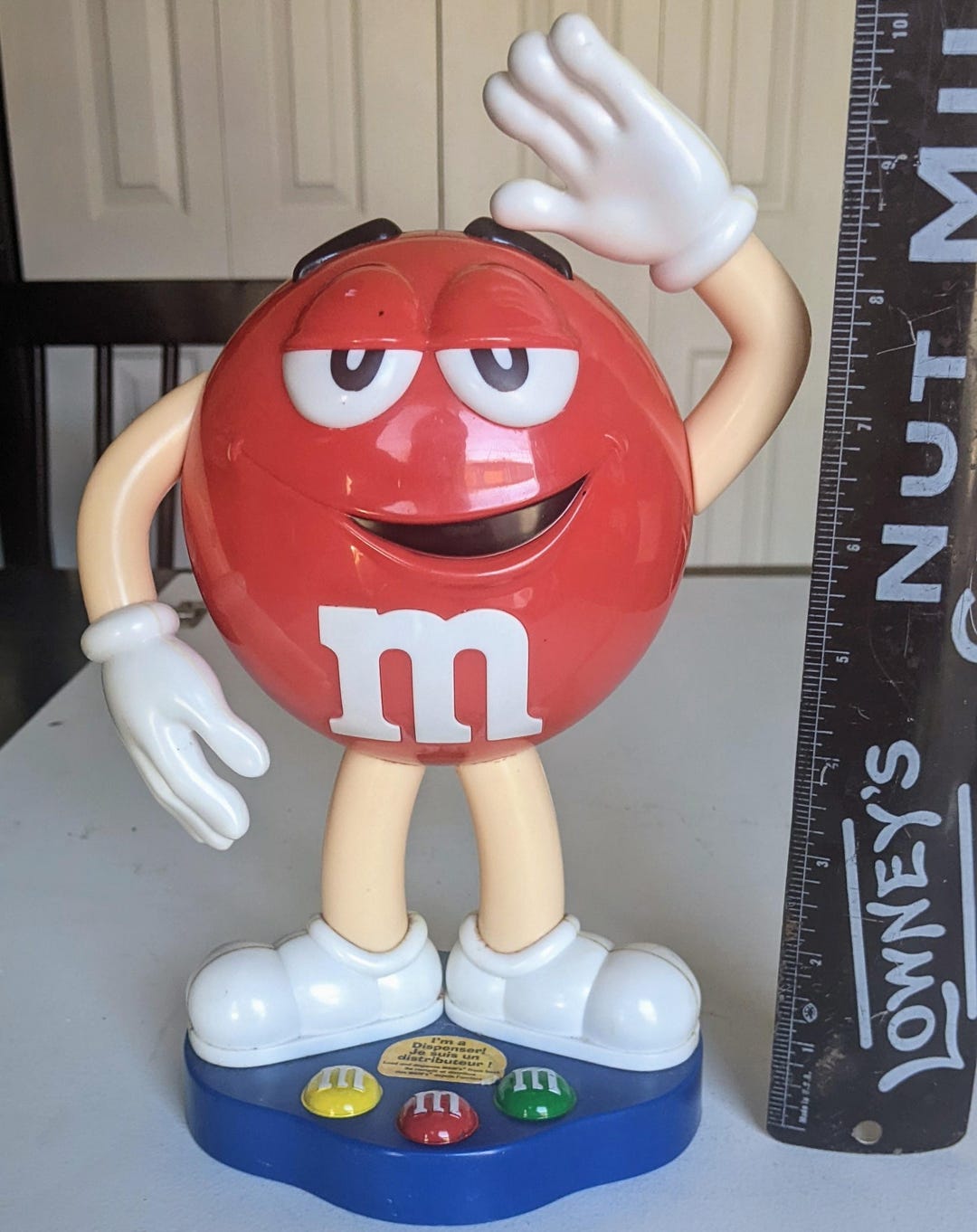 Collectible Red 2012 M&M Plastic Candy Dispensers - Etsy
