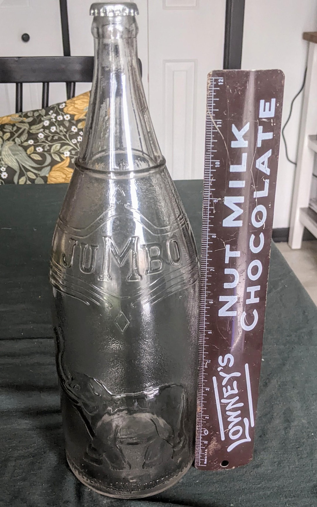 Rare Vintage 1930s JUMBO ELEPHANT Embossed 60 Ounces Soda Bottle ...