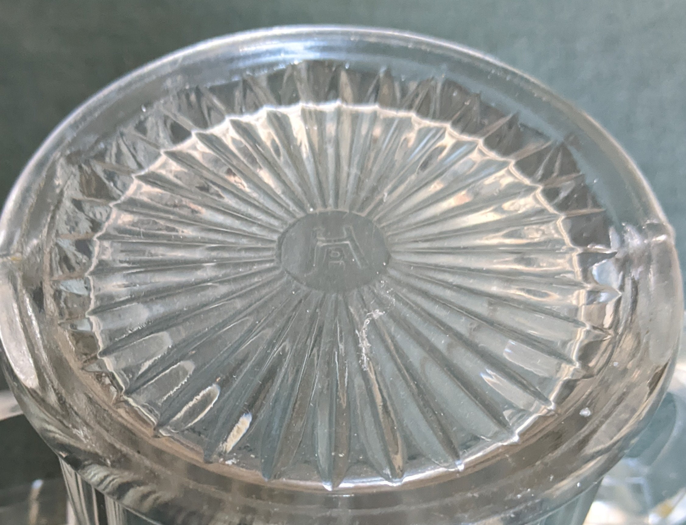 Vintage Hazel Atlas Depression Glass Colonial Block Clear Glass 2 ...