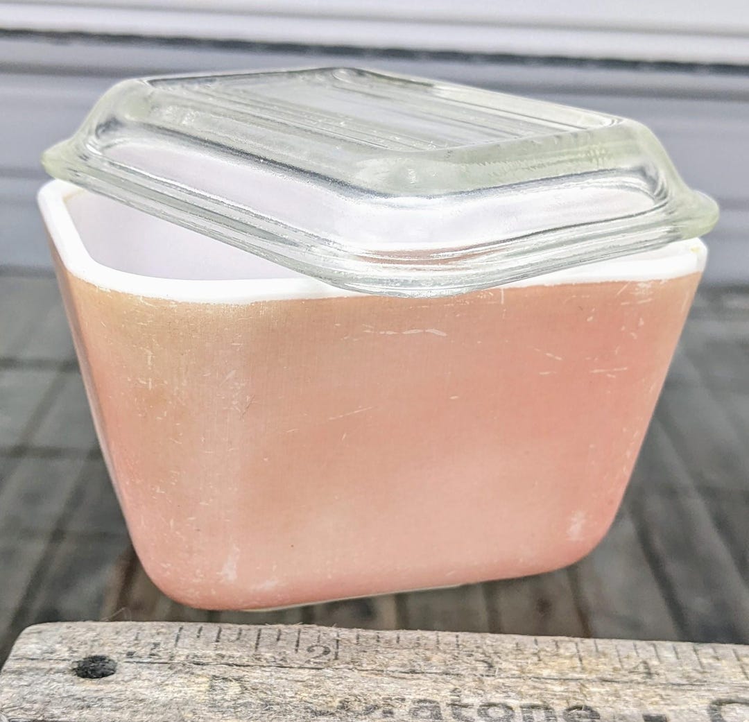 Vintage Pyrex Pink Flamingo Refrigerator Dish 501 With the Original ...