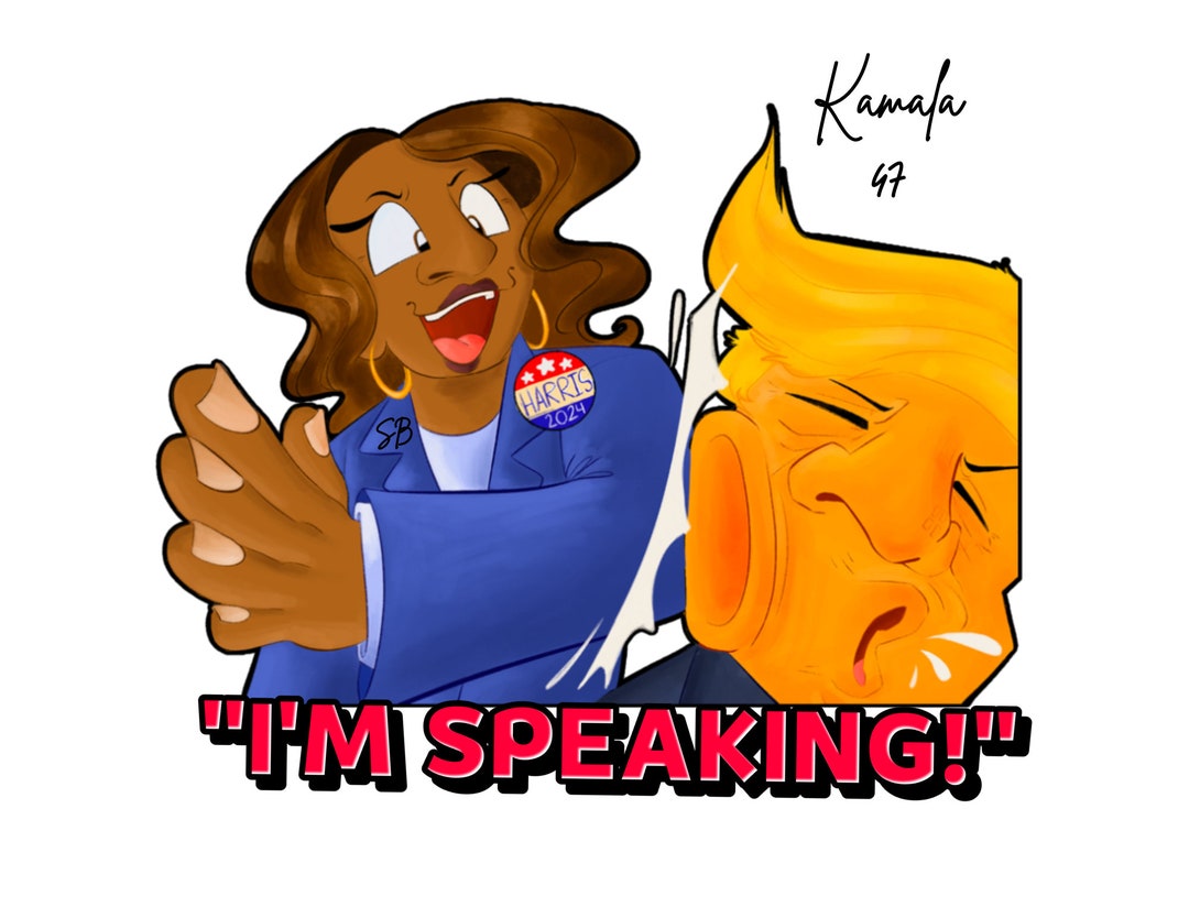 Kamala i'm Speaking PNG, JPG - Etsy