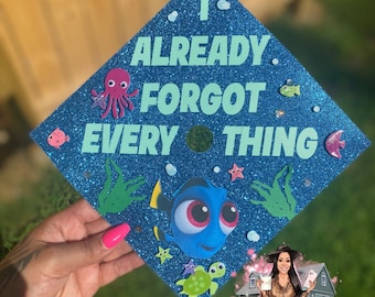 Already Forgot Everything 3D Graduation Cap, Personalized Graduation ...