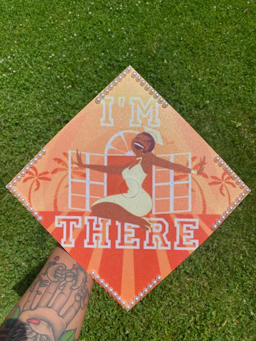 I’m There Graduation Cap Topper Princess Tiana - Etsy