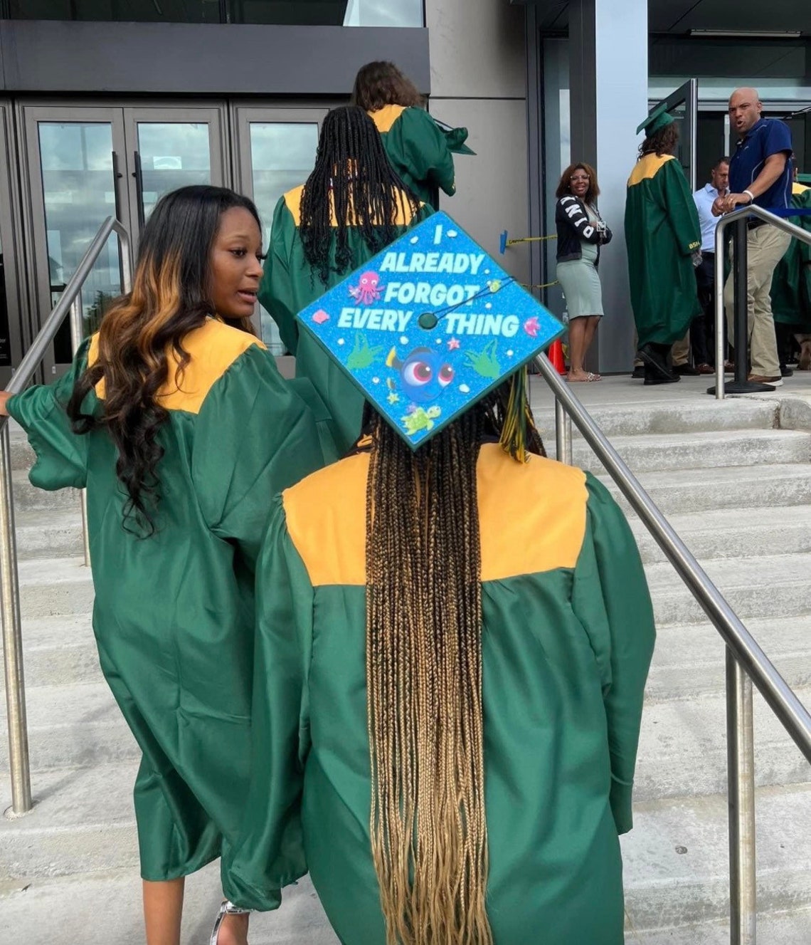 I Already Forgot Everything Dory Graduation Cap Topper - Etsy