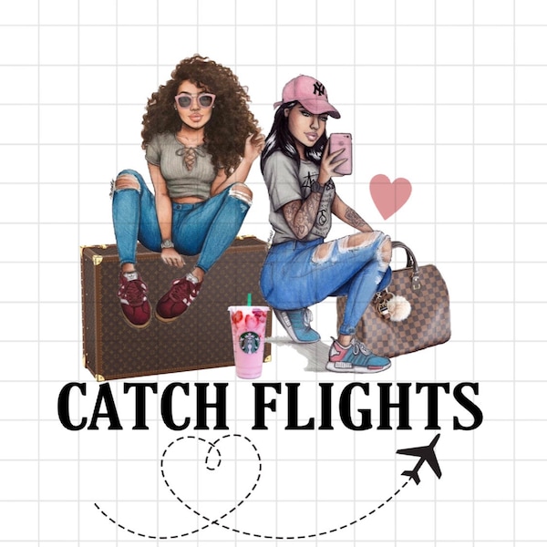 Catch Flights Svg - Etsy