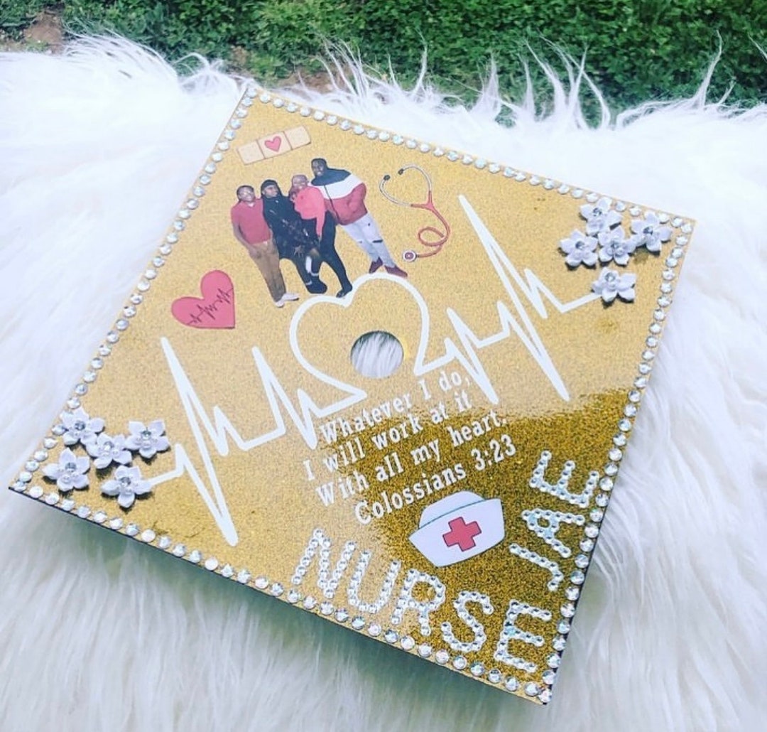 Nurse CNA Lpn Medical Assistant Graduation Cap Topper - Etsy