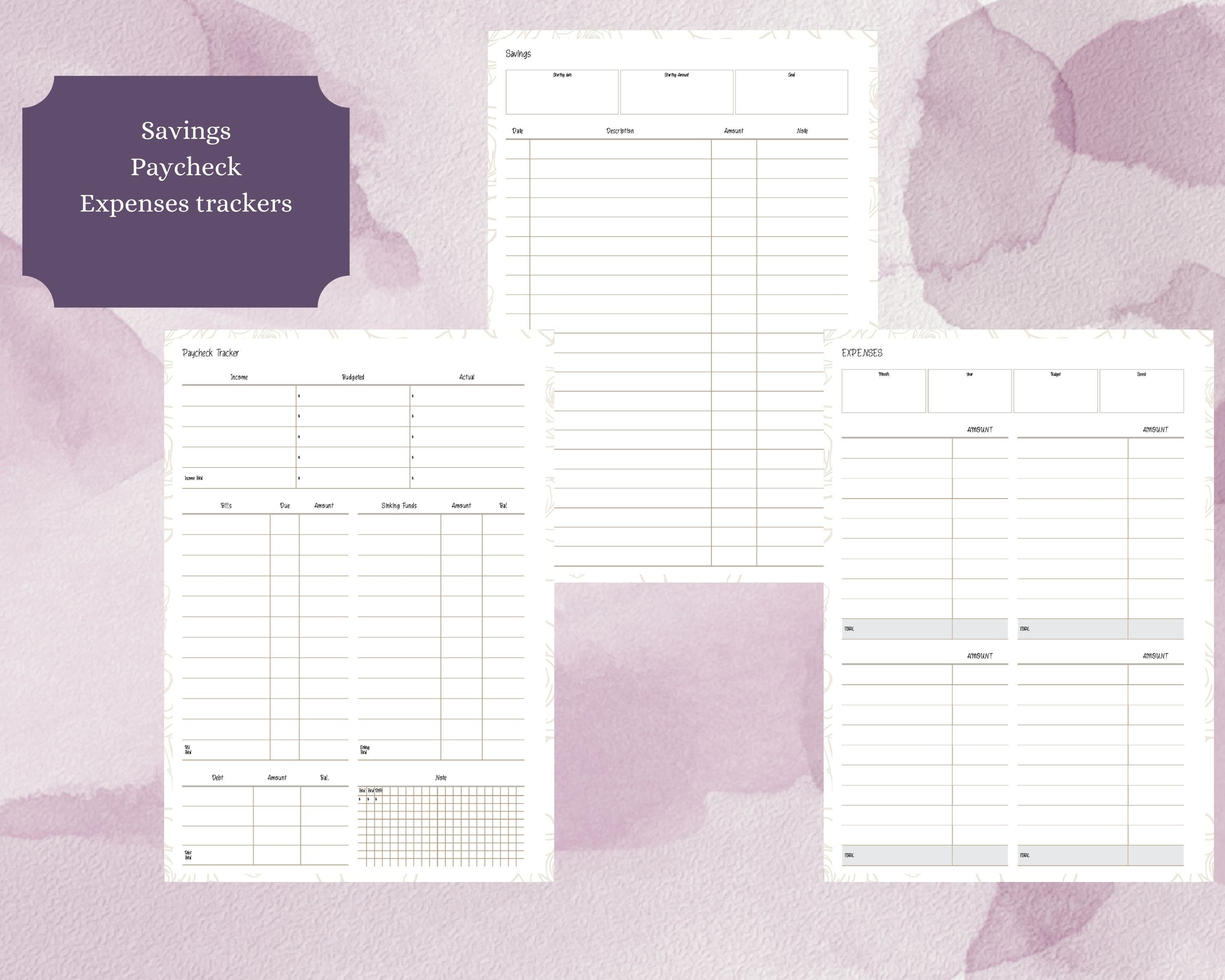 Printable Budget Planner Bundle Budget Planner Kit Weekly - Etsy