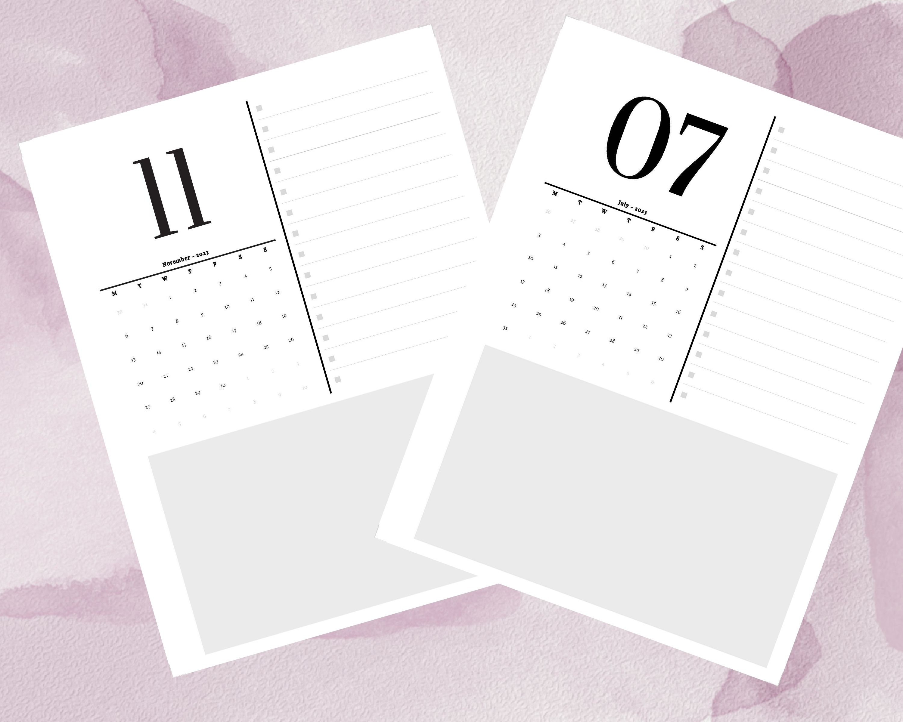 2023 Minimal Planner Printable and Digital Planner 2023 - Etsy