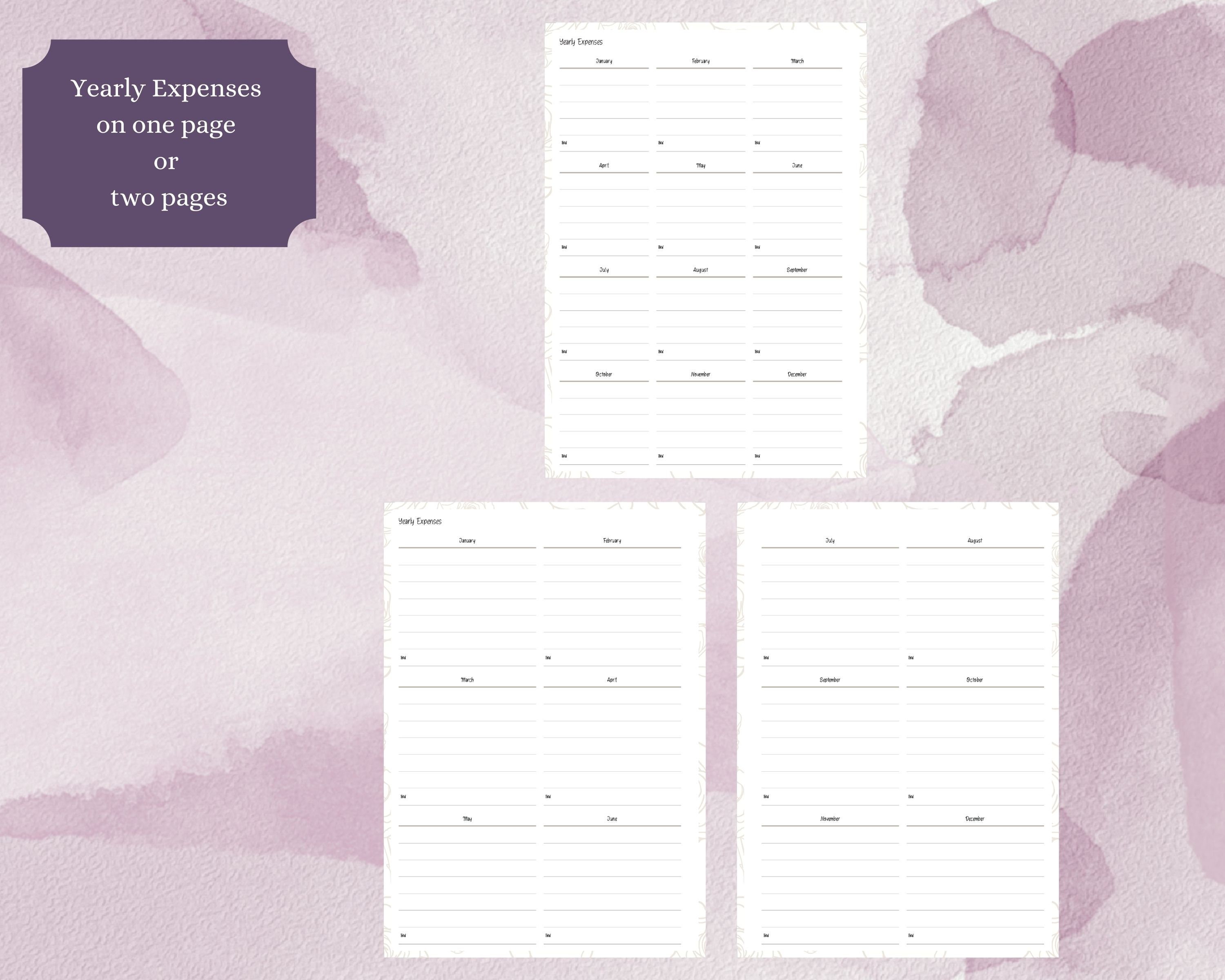 Printable Budget Planner Bundle Budget Planner Kit Weekly - Etsy