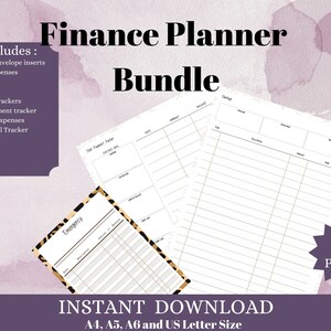 Printable Budget Planner Bundle Budget Planner Kit Weekly - Etsy
