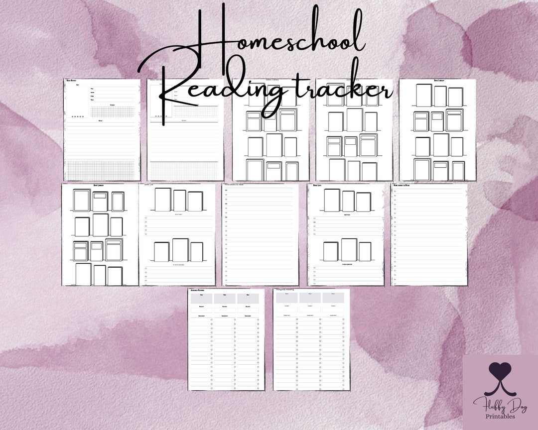 Printable Reading Log, Homeschool Reading, Book Log for Kids, Student ...