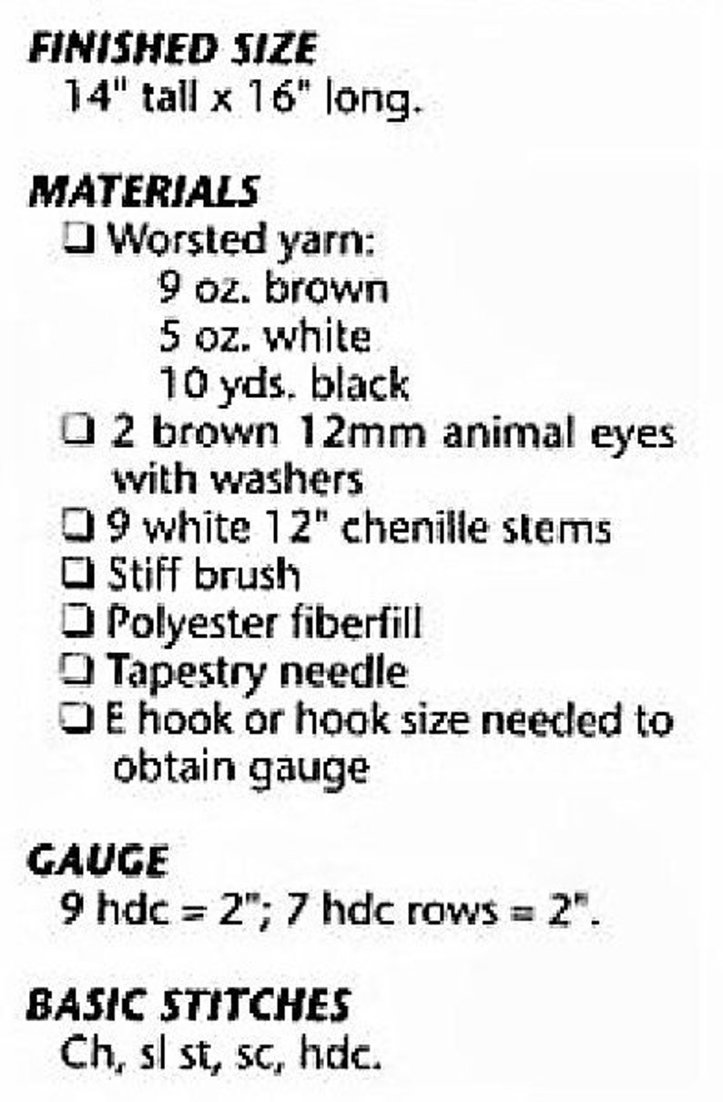 Vintage Crochet Pattern Rough Collie Dog PDF Instant Digital - Etsy