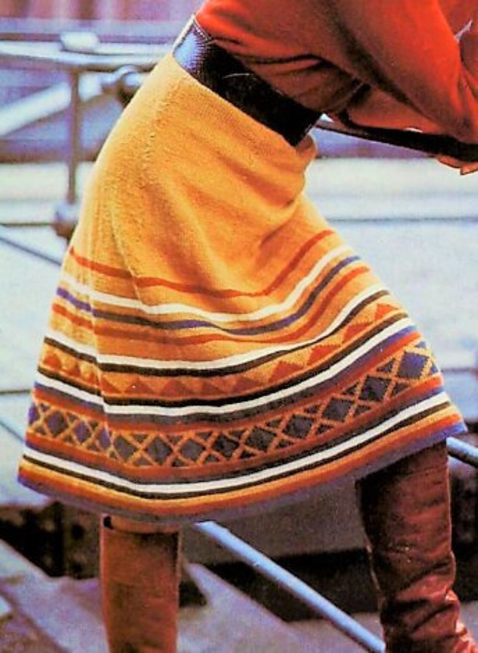 Vintage Knitting Pattern Womens Stripes Diamonds Triangles - Etsy