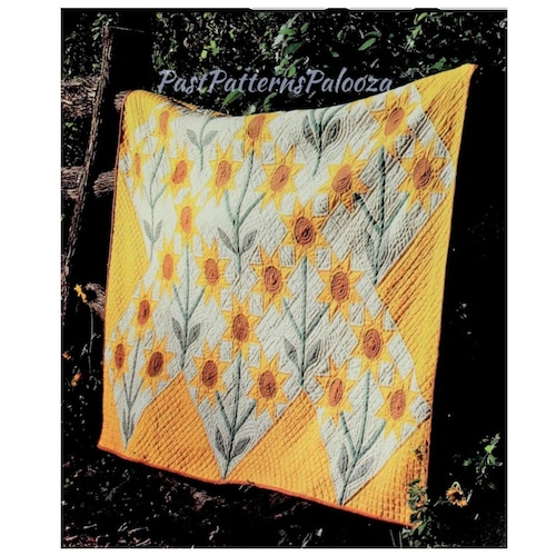 Sunflower Stand Quilt PDF Pattern - Etsy