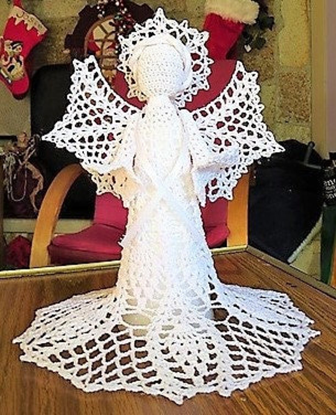 Vintage Thread Crochet Pattern 9 Christmas Angel - Etsy