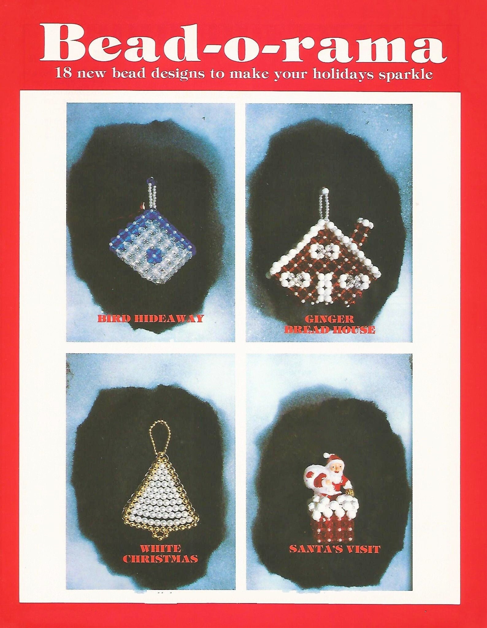 Vintage Beading Patterns Mini Christmas Bead Ornaments 18 - Etsy Canada