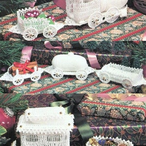 Vintage Crochet Pattern Christmas Train Holiday Express PDF Instant ...