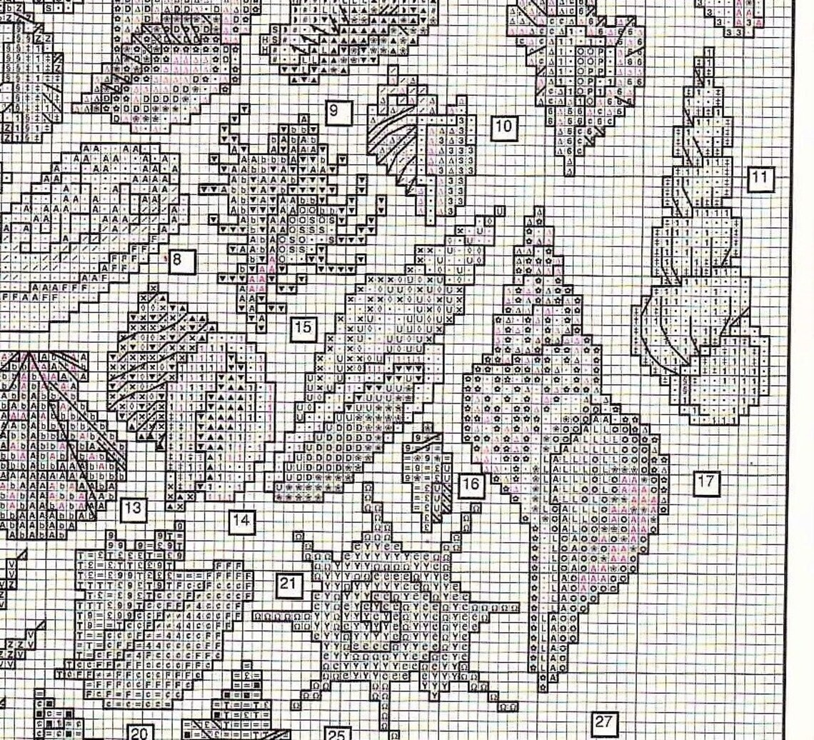 Vintage Cross Stitch Patterns Mini Sea Shells Motifs PDF - Etsy