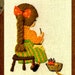 Vintage Crewel Embroidery Patterns Cute Kitsch Girls Old Fashioned ...