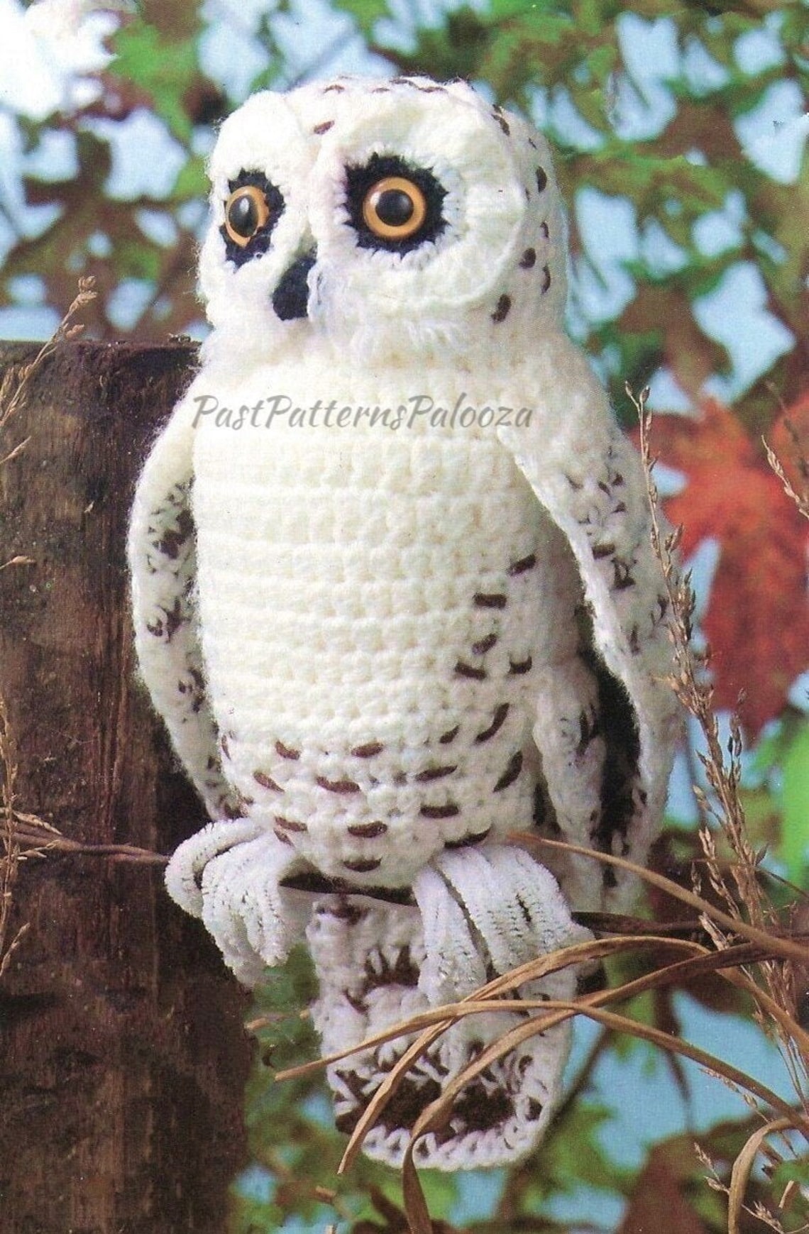Vintage Crochet Snowy Owl Pattern 13 PDF Instant Digital - Etsy