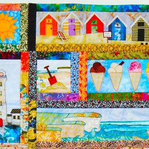 Vintage Sewing Pattern Seaside Paradise Quilt Wall Hanging PDF Instant ...