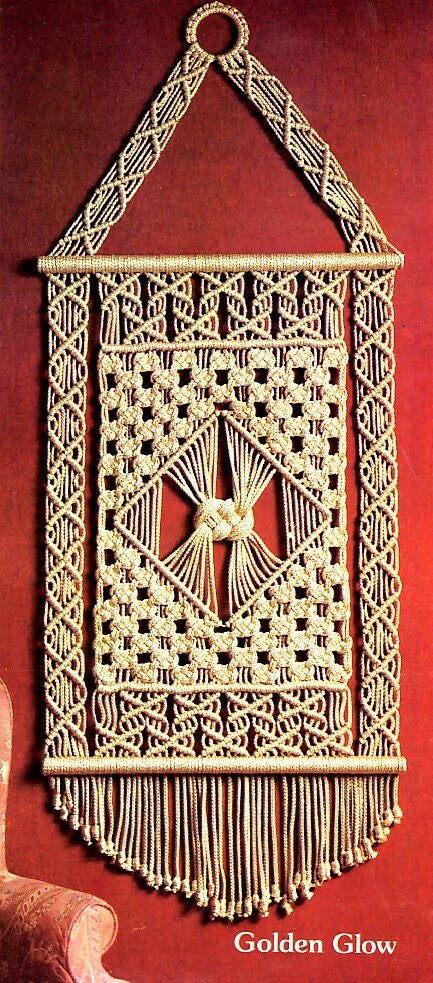 Vintage Macrame Patterns Step Two All Hangings Boho Home Decor PDF ...