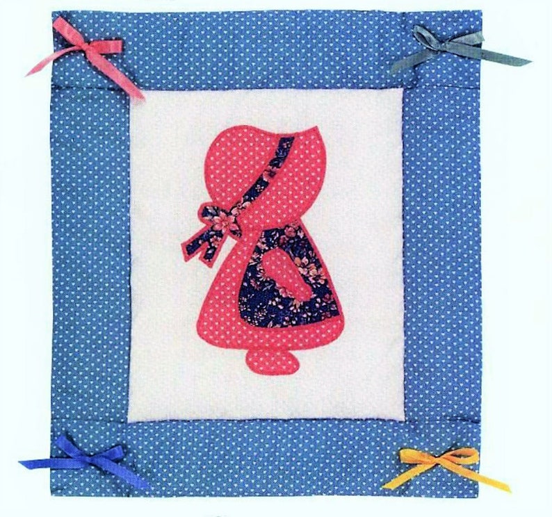 Vintage Sewing Pattern Classic Sunbonnet Sue Bed Quilt PDF - Etsy