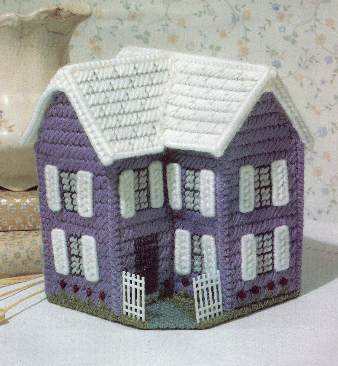 Vintage Plastic Canvas English Cottages Houses Patterns PDF Instant ...