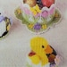 Vintage Plastic Canvas Pattern 4 Spring Bunnies Lambs Chicks Easter ...