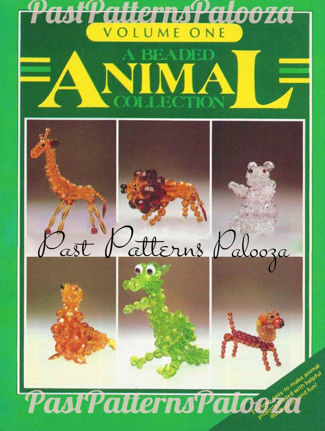 Vintage Beading Pattern Cute Animal Collection 13 Figures PDF Instant ...