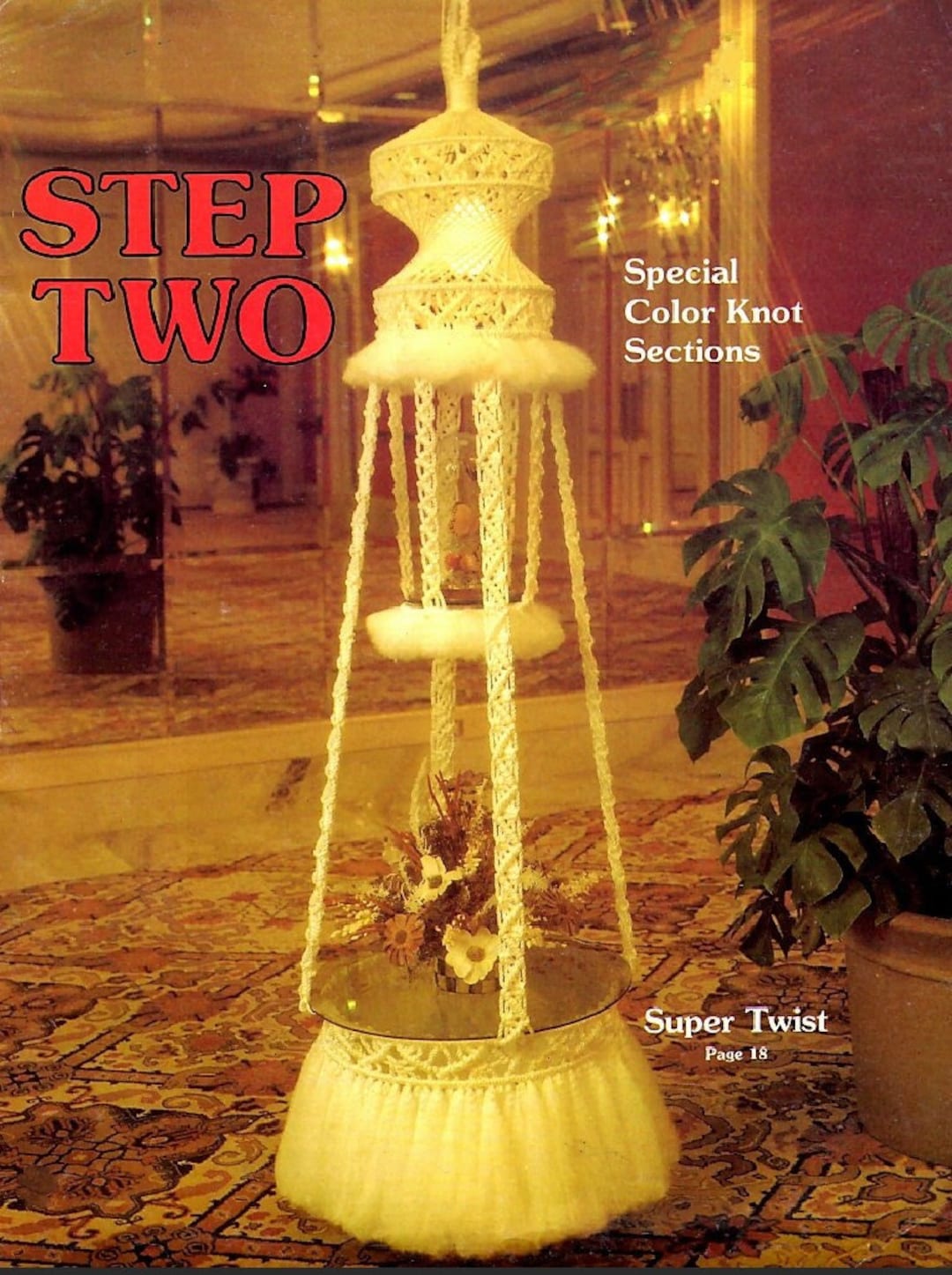 Vintage Macrame Patterns Step Two All Hangings Boho Home Decor PDF Instant Digital Download ...