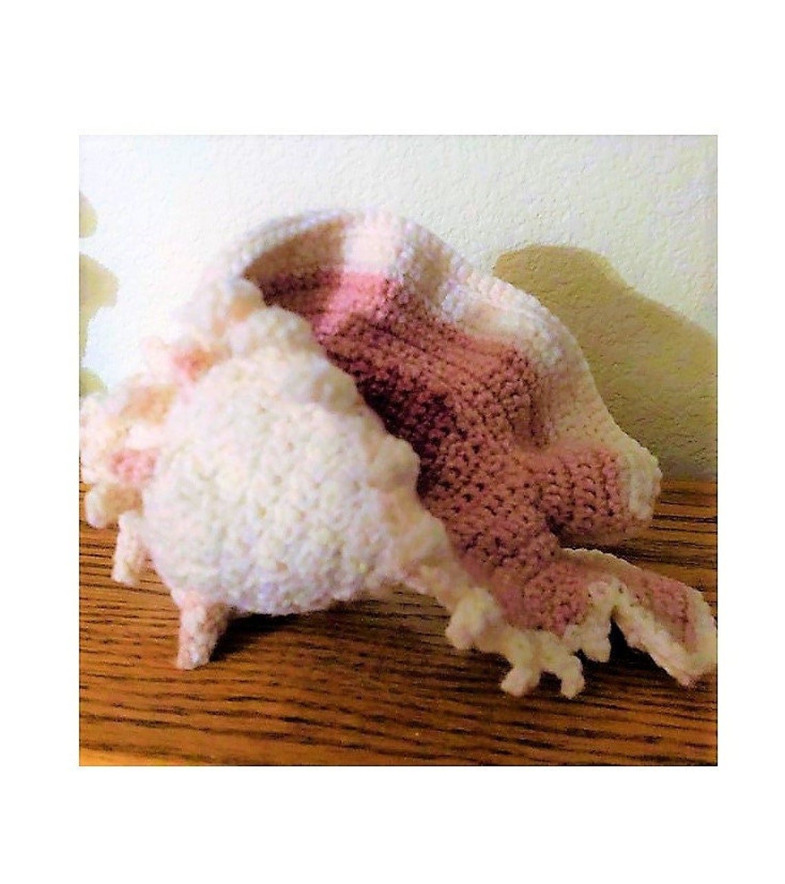 Vintage Crochet Pattern 10" Queen Conch Shell PDF Instant Digital ...