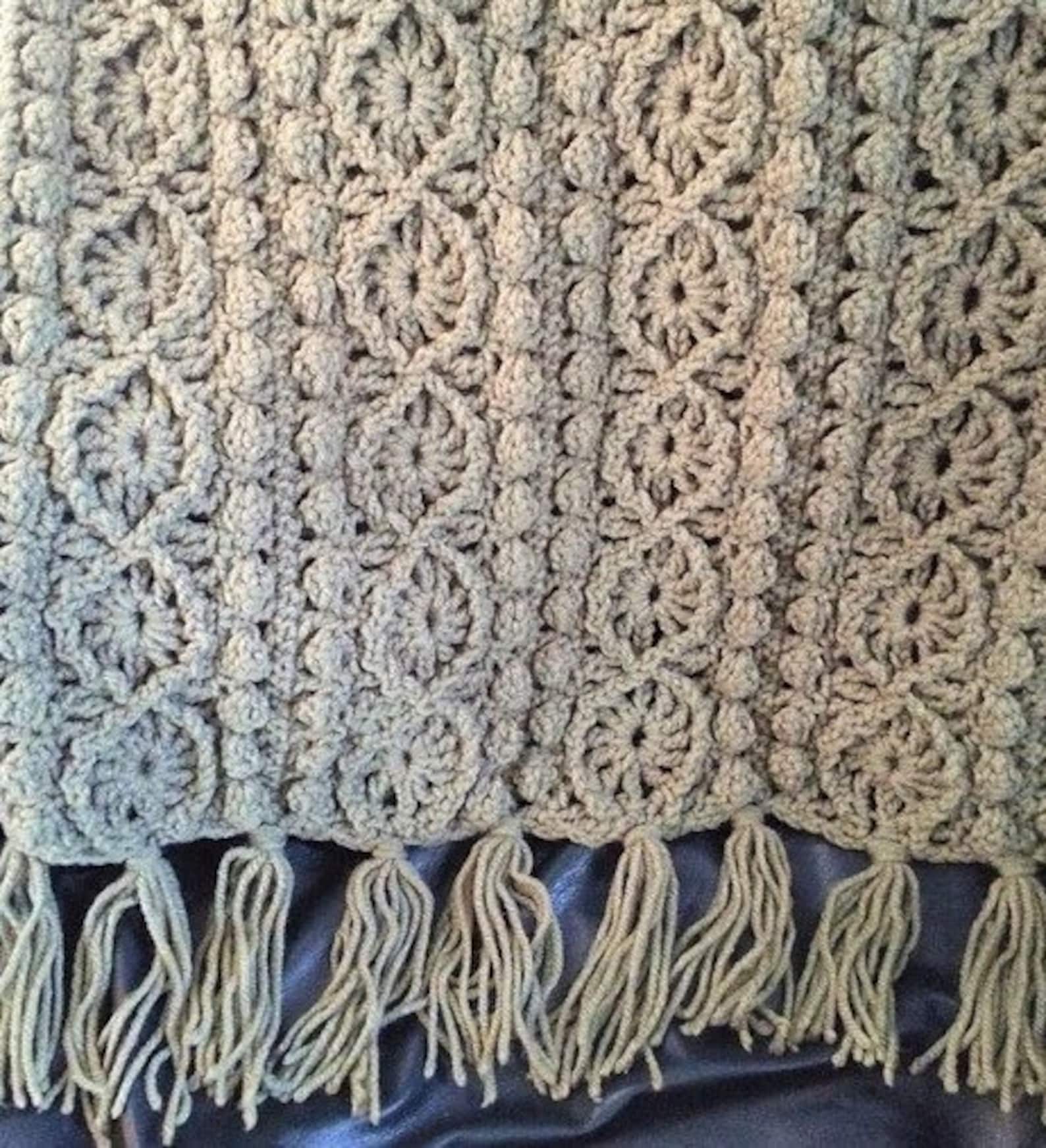 Vintage Crochet Pattern Beautiful Flower Chains Afghan PDF - Etsy