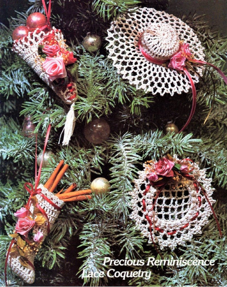 Vintage Thread Crochet Patterns Lacy Victorian Christmas - Etsy