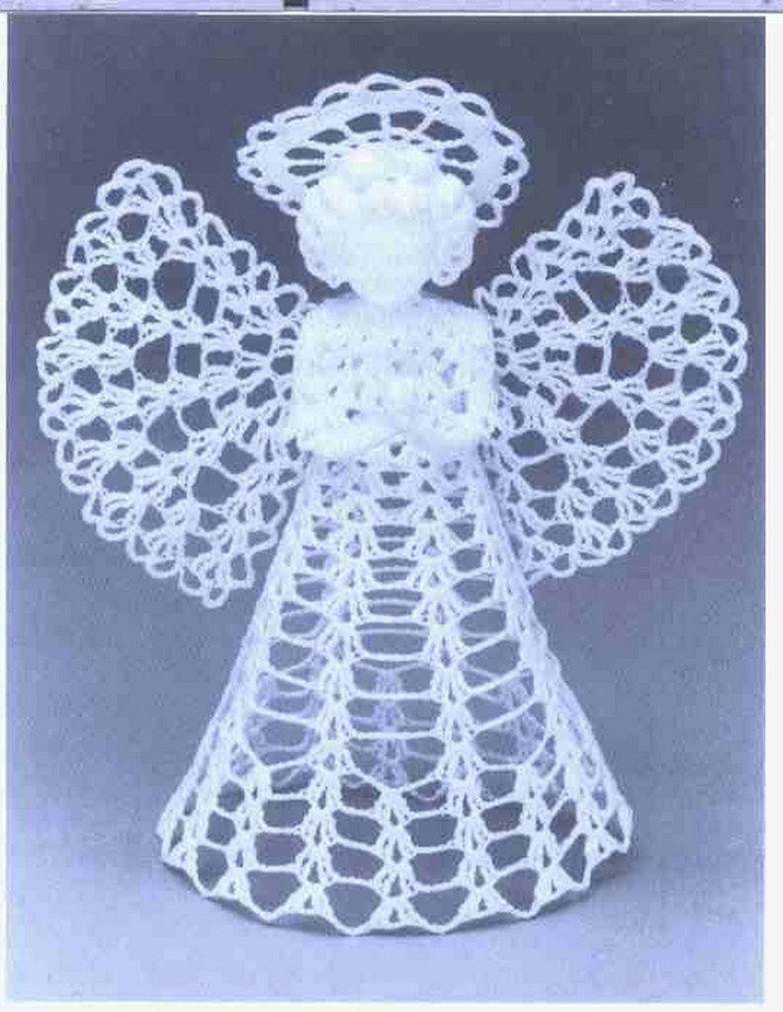 Vintage Crochet Patterns Thread Lace Christmas Angels - Etsy