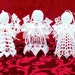 Vintage Crochet Patterns Mini Thread Lace Christmas Angel - Etsy