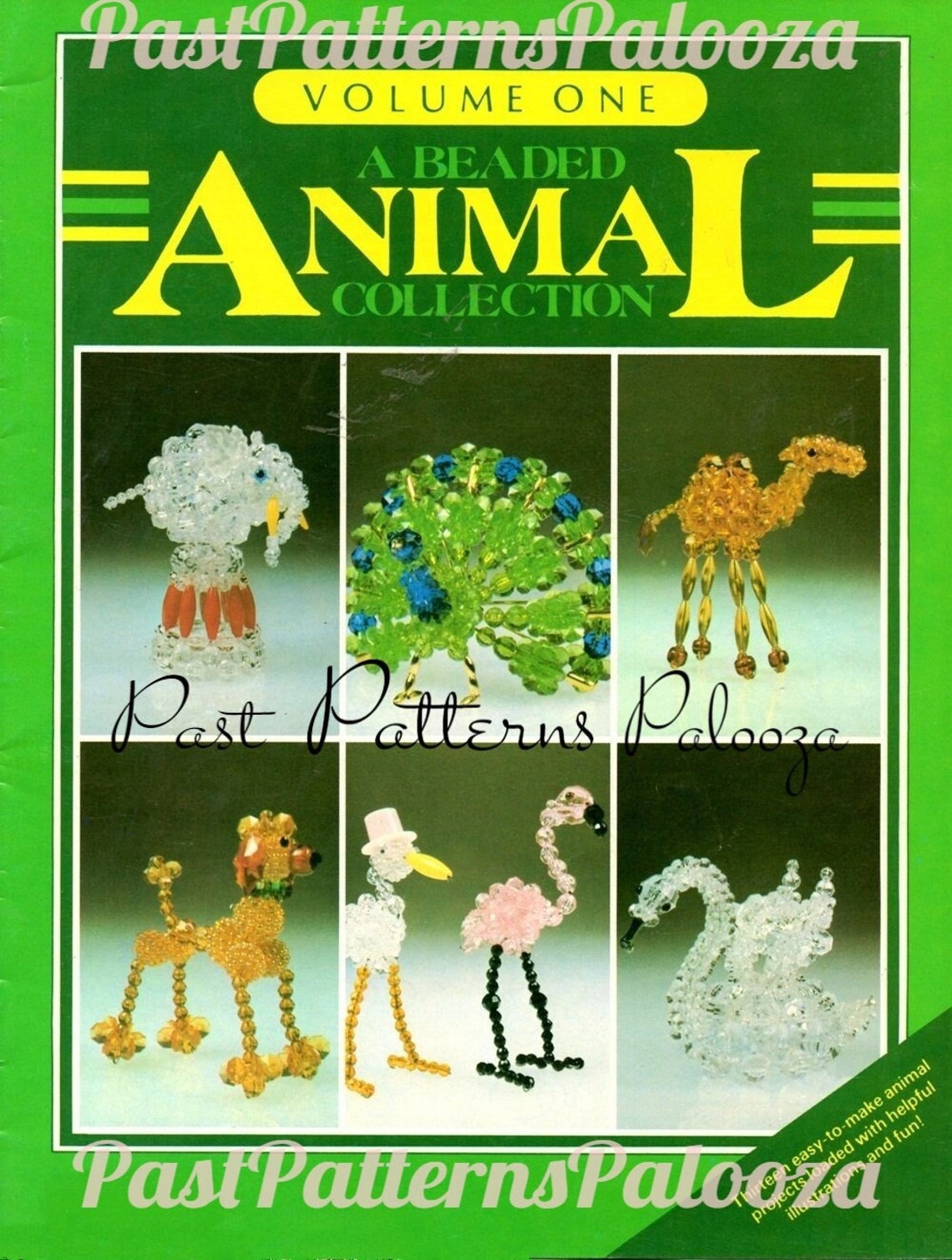 Vintage Beading Pattern Cute Animal Collection 13 Figures PDF Instant ...