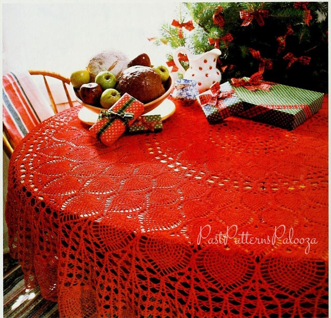 Vintage Thread Crochet Pattern Antique Lace Pineapple Medallions ...