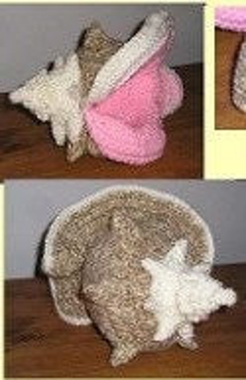 Vintage Crochet Pattern 10 Queen Conch Shell PDF Instant - Etsy