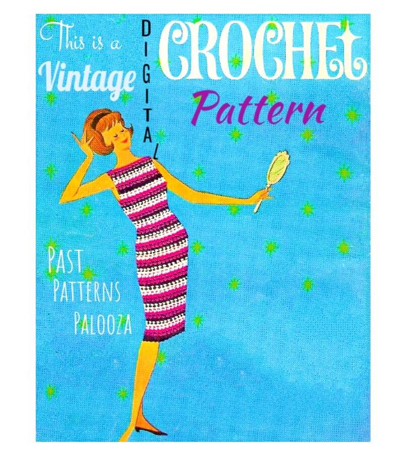 Vintage Crochet Pattern Lightning Bolt Zig Zag Afghan PDF Instant ...