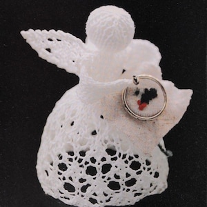 Vintage Knitting Pattern 3" Needlecrafting Angels Cotton Thread Lace ...