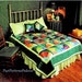 Vintage Sewing Pattern Victorian Fans Bed Quilt and Pillow Set PDF ...