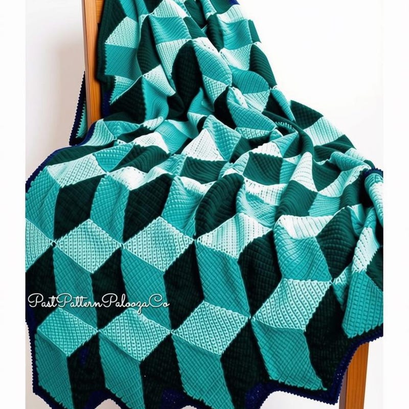Diamond Quilt Blanket - Etsy