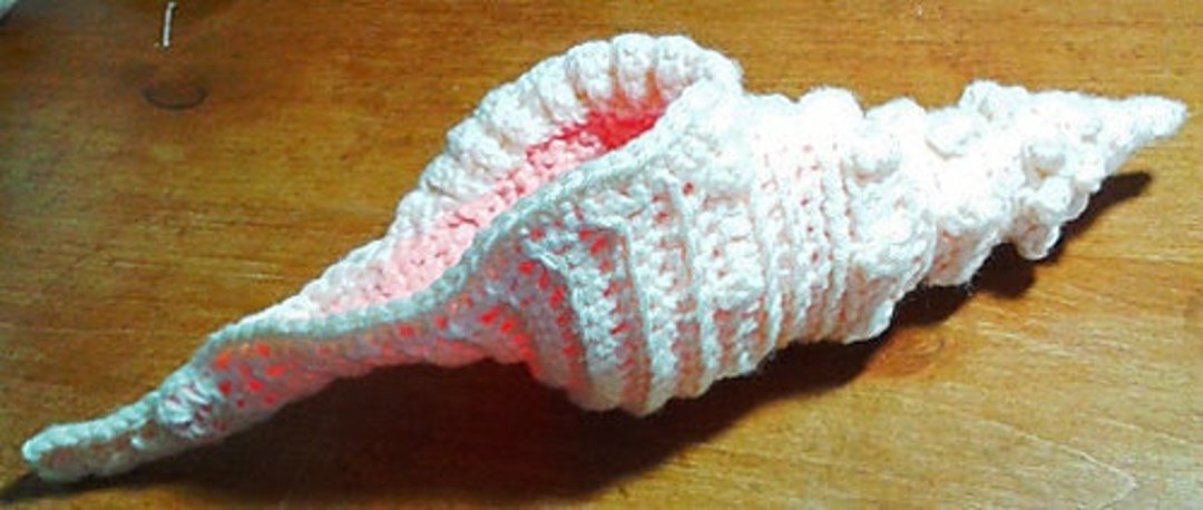 Vintage Crochet Pattern 12 Florida Horse Conch Shell PDF Instant ...