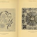 Antique 1885 Fancy Work Recreations Complete Guide to Knitting Crochet ...