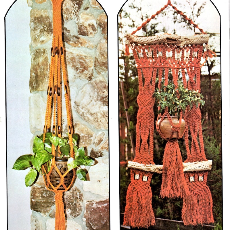 Macrame Pot Holder - Etsy