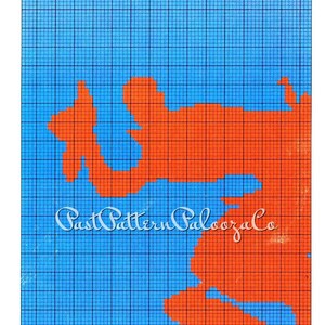 Vintage Crochet Pattern Old West Rodeo Afghan PDF Instant Digital ...